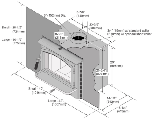 Answer NexGen-Hybrid™ Insert | Steel Wood Fireplace Inserts | Made in ...
