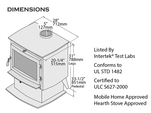 Evergreen NexGen-Hybrid™ | Steel Wood Stoves | Made in USA | Lopi Stoves®